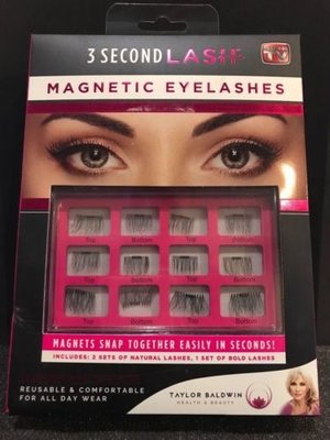 wholesale new  fashion 3 seconds  magnetic  eyelashes
