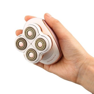 wholesale  new   fashiPortable Four Heads Rechargeable Arm Legs Epilator Smooth Female Hair Remover Trimmer Shaver Razor