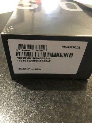 wholesale new  Galaxy S10 SM-G973 - 128GB - Prism White (Unlocked) (Single SIM)