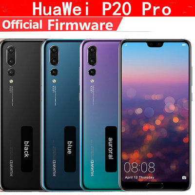 wholesale Original HuaWei P20 Pro 4G LTE Mobile Phone Kirin 970 Android Full Screen6GB RAM 256GB ROM NFC 40.0M
