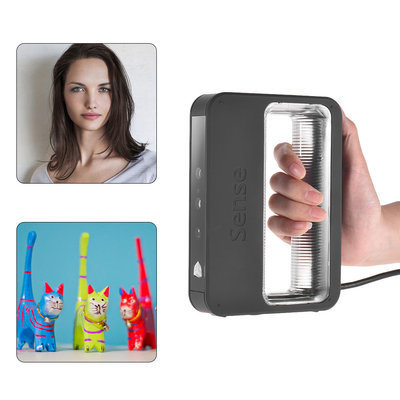 WholesaleSense 2 Handheld 3D Scanner High Precision USB Connection for DesignResearch Crafts Processing Scan Items Human