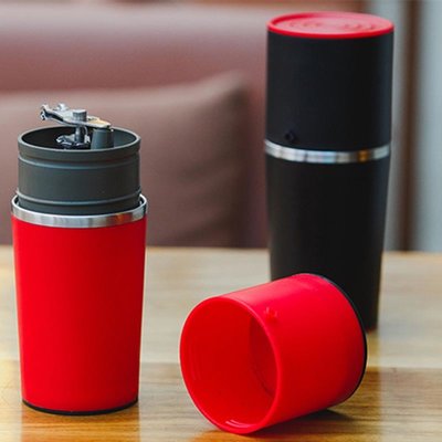Manual Coffee Maker Hand Pressure Portable Espresso Machine Coffee Pressing Bottle Pot Coffee Tool for Outdoor Travel Us