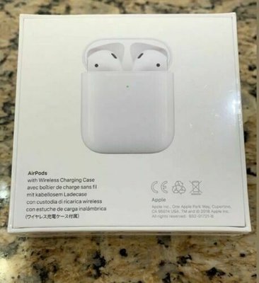 wholesale new  original  Airpods 2nd Gen W/Wireless Charging Case White