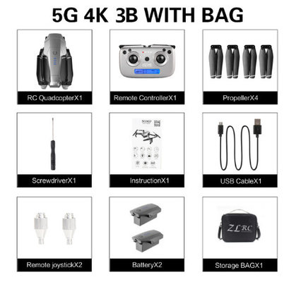 SG907 GPS Drone with 4K HD Adjustment Camera Wide Angle 5G WIFI FPV RC Quadcopter Professional Foldable Drones