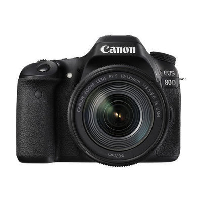 EOS 80D DSLR Camera + EF-S 18-55mm IS STM Lens + Top Value Holiday Kit New