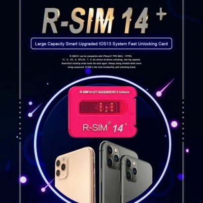 Wholesale  new R-SIM15/RSIM14+ Nano Unlock RSIM Card for iPhone 11 Pro Max Support iOS13