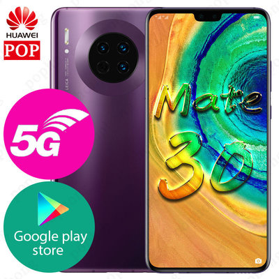 HUAWEI Mate 30 5G Mobile Phone 6.62 inch Kirin 990 5G Mate 30 5G Version Android 10.0 In-Screen Gesture Sensor Google pl