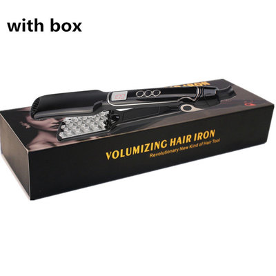 New Fashion Hair Volumizing Iron Flat Iron LCD Display Hair Straightener Suitable for Long Short Hair Styling Fluffy Too