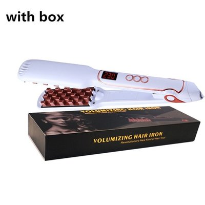 New Fashion Hair Volumizing Iron Flat Iron LCD Display Hair Straightener Suitable for Long Short Hair Styling Fluffy Too