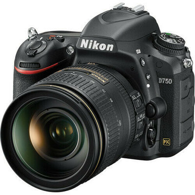New Nikon D750 FX-format DSLR Camera w/ 24-120mm f/4G ED VR AF-S NIKKOR Lens
