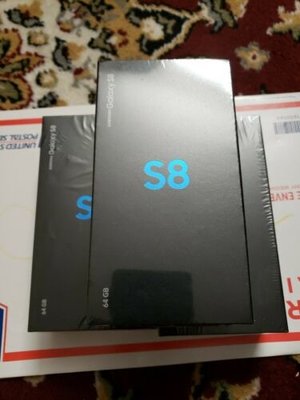 Samsung Galaxy S8 SM-G950FD- 64GB - Midnight Black (Unlocked) dual Sim
