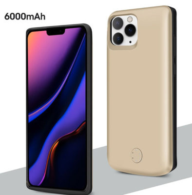 wholesale  new  Battery Charger Case For iPhone 11  Pro Max External Backup Cover 6000mAh