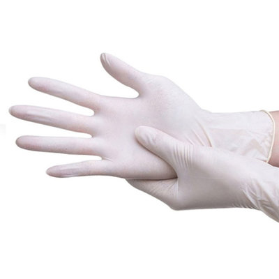 Anti-virus Latex Rubber Gloves Disposable Medical Examination Anti-static home clean Sterilization protective gloves