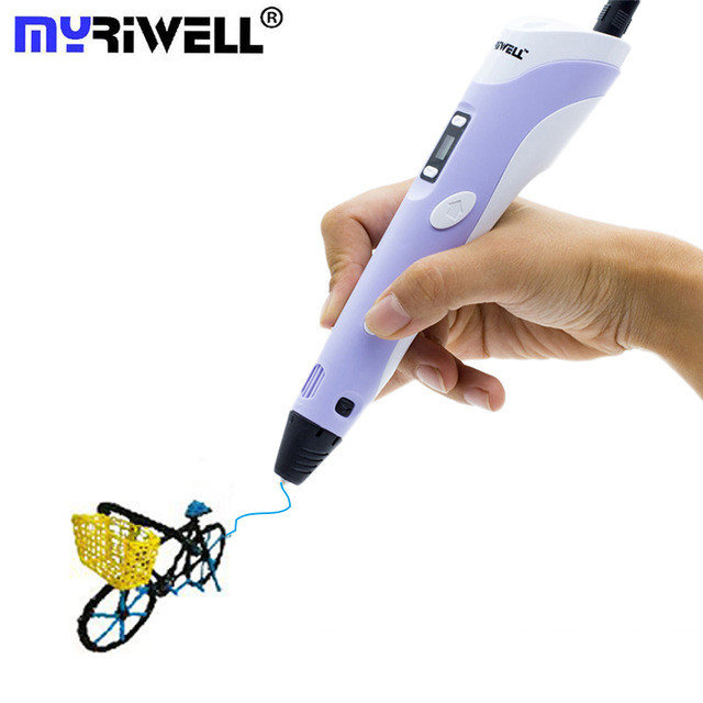 Wholesale 3D Pen 2nd Generation 3D Drawing Printer Pen Magic DIY Printing 3d Pens With 1.75mm Filament For Kids