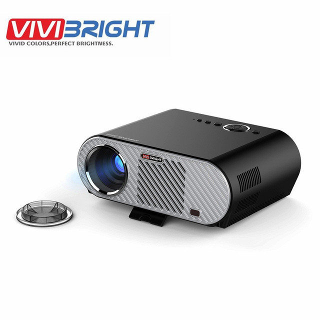 wholesale  GP90 GP90UP LCD Projector 3200 Lumens Full HD Projector Home Theater Support  Movie Cinema with Speaker