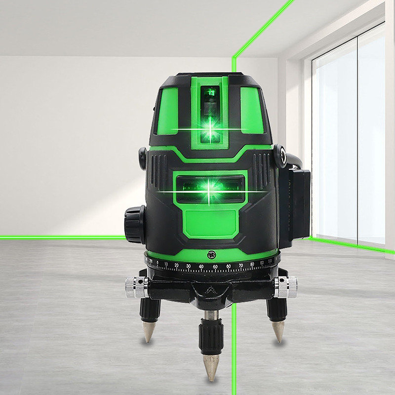 Cross Lines Laser Level 360 Self-Leveling 2/3/5 Lines Green Laser Leveler 635nm Horizontal Vertical Cross Line Indoor Ou