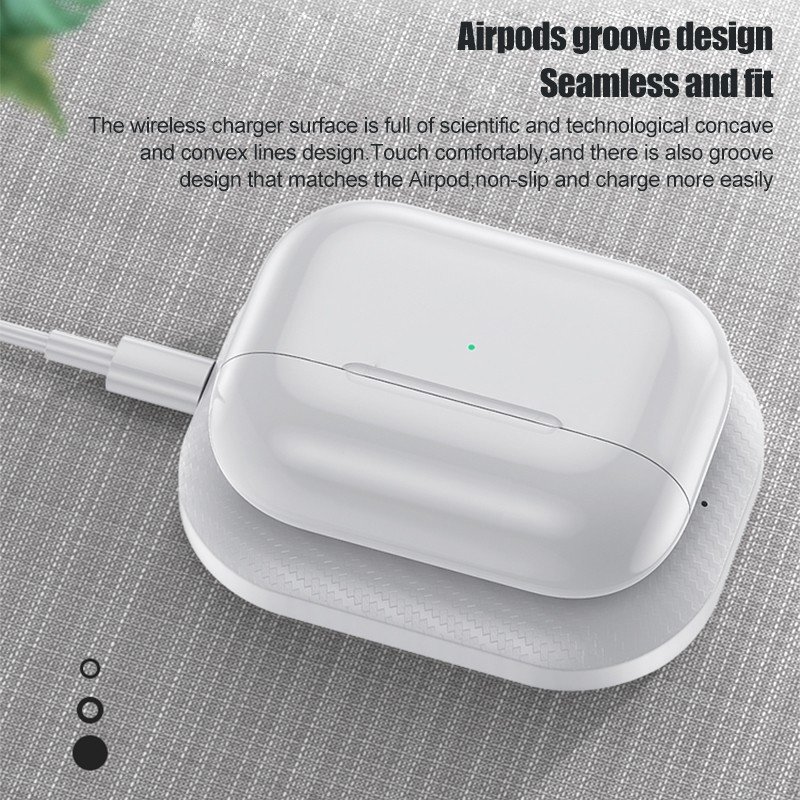 2 in 1 7.5W QI Wireless Charger Dock Station Pad For Apple Airpods 2 AirPods Pro iPhone X 8Plus XS XR Xs 11 Pro Max Char