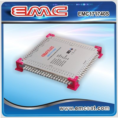 SMATV multiswitch work normally in rainy days 17 inputs 40 outputs cascade multiswitch with port current protection