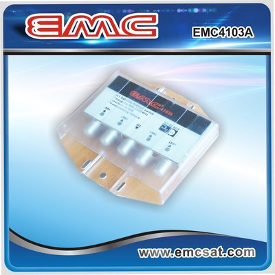 Metal housing Transparent water-proof plastic cover LED display indicator 4 in 1 out  4X1 DiSEqC switch