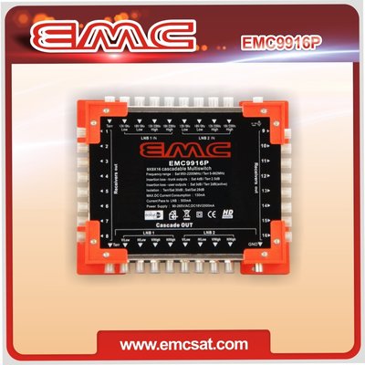 Satellite multiswitch no signal loss easy installation 9 inputs 16 outputs cascade multiswitch