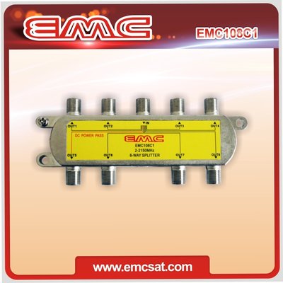 TV signal 8 way splitter Zinc die cast housing  good quality  strong resistance to high and low temperature properties.
