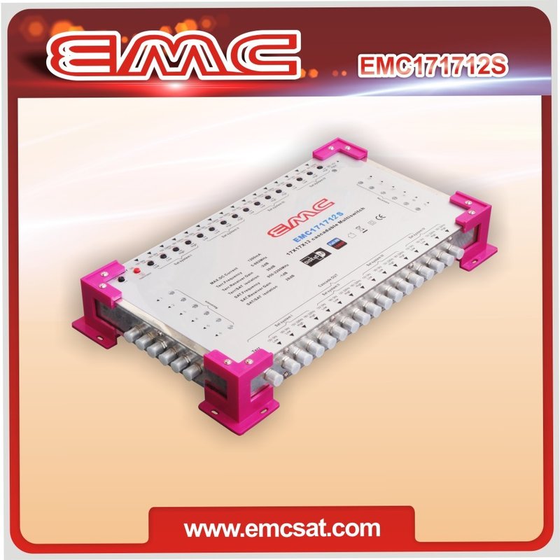 No signal loss SMATV multiswitch 17 inputs 12 outputs cascade multiswitch  can work normally in rainy days