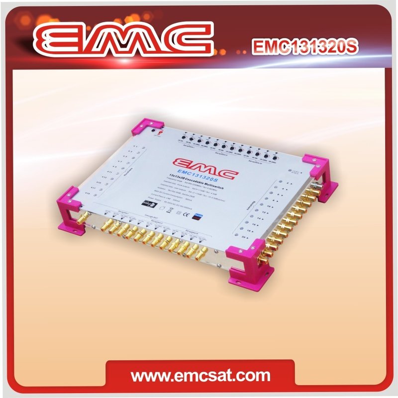 No signal loss SMATV multiswitch 13 inputs 20 outputs cascade multiswitch  can work normally in rainy days