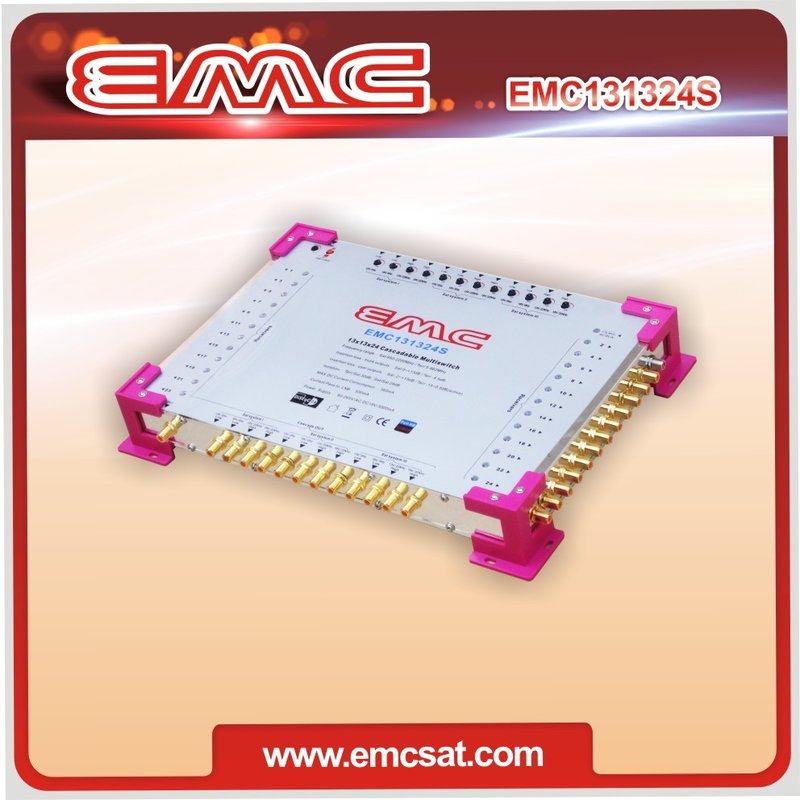 No signal loss SMATV multiswitch 13 inputs 24 outputs cascade multiswitch  can work normally in rainy days