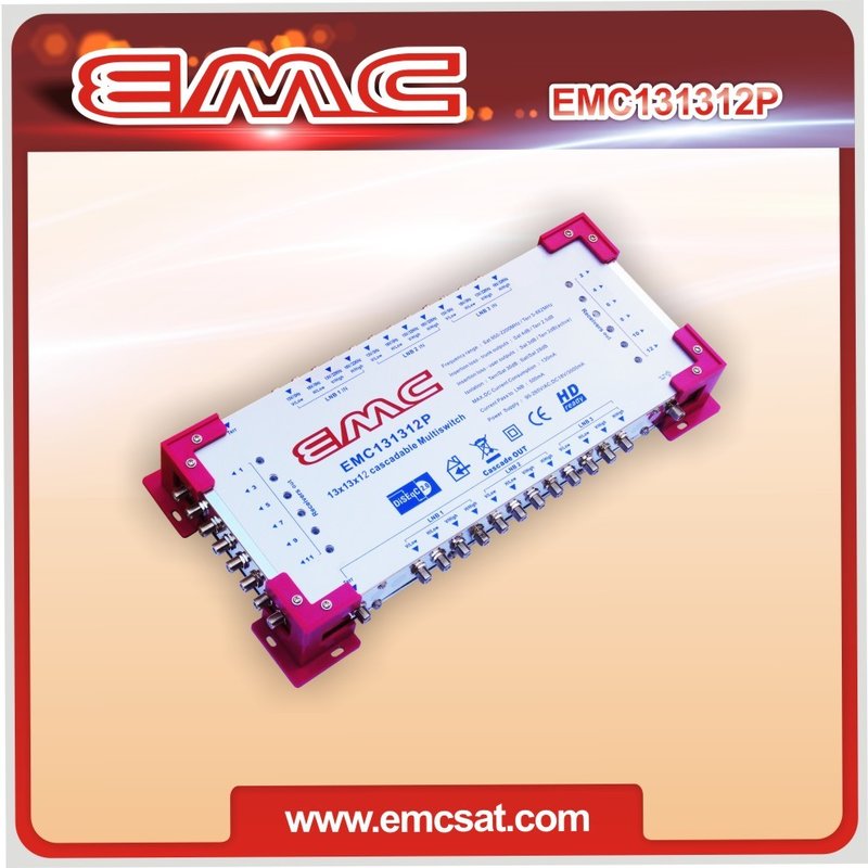 Satellite multiswitch no signal loss easy installation 13 inputs 12 outputs cascade multiswitch