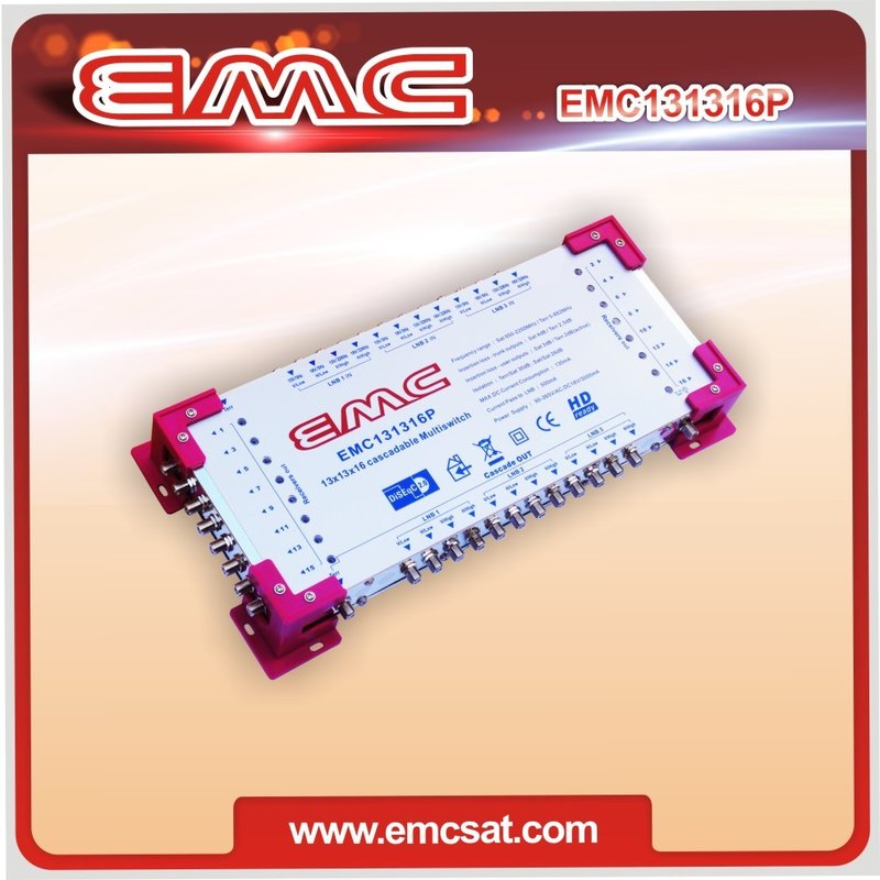 Satellite multiswitch no signal loss easy installation 13 inputs 16 outputs cascade multiswitch