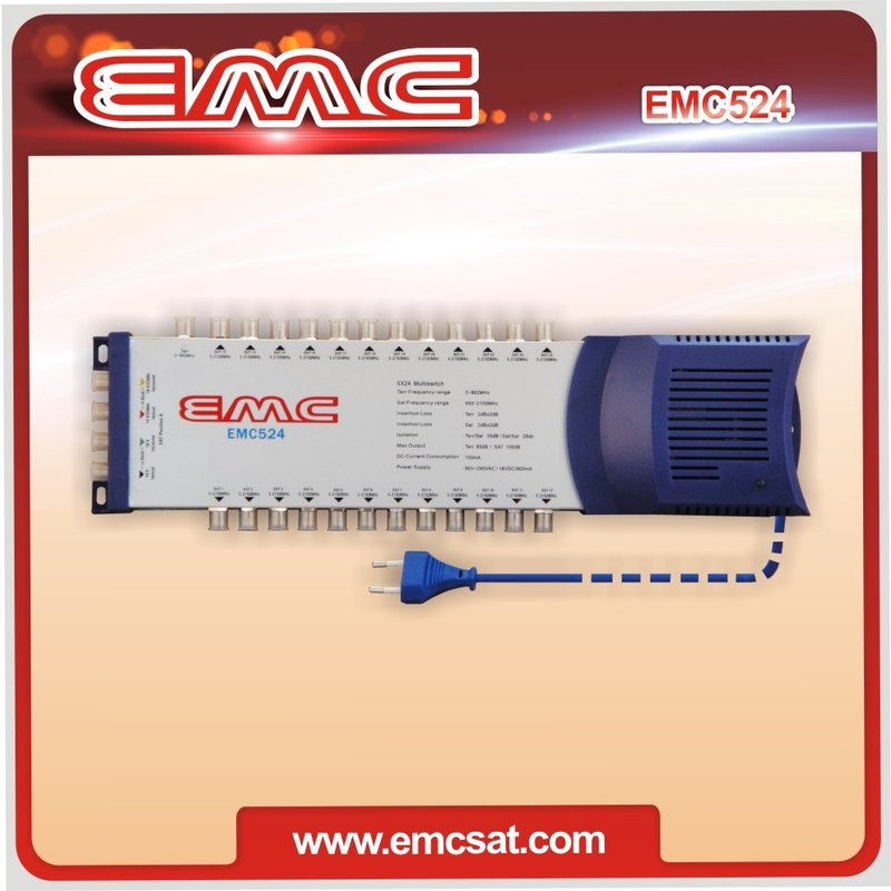 Satellite multiswitch no signal loss easy installation 5 inputs 24 outputs terminal multiswitch