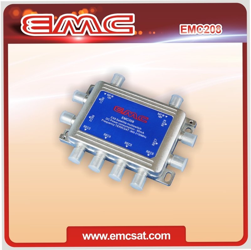 Zinc die cast housing factory direct good quality 2 inputs 8 outputs terminal multiswitch
