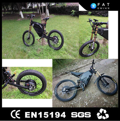 2016 Enduro High Speed full Suspension 5kw 5000w electric bike / electric bicycle