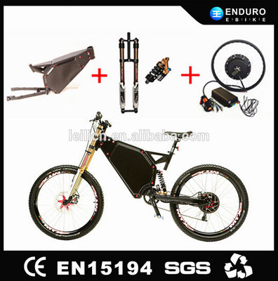 2016 Enduro High Speed full Suspension 5kw 5000w electric bike / electric bicycle