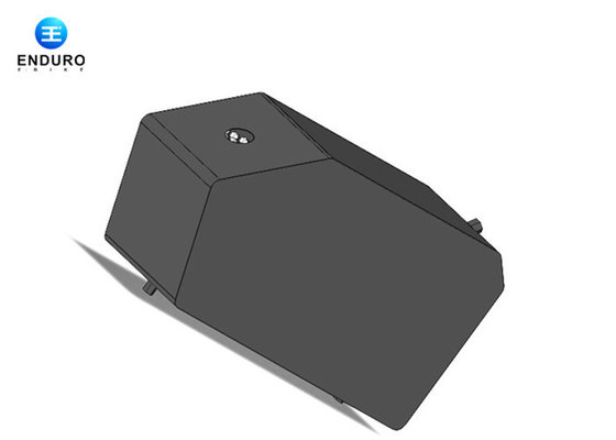 Black Steel Electric Enduro Bike Battery Case With Spray Painting