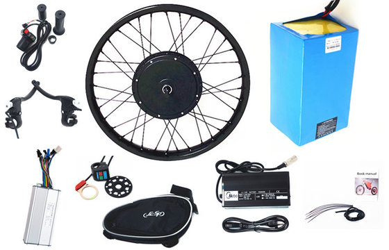 530rpm/min Electric Bike Conversion Kit 1000w 48v With Lithium Battery