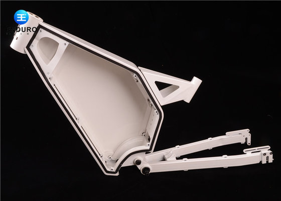 34.6mm Seat post Steel Electric Enduro Bike Frame With Plastic Cover