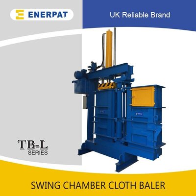 Baler machine for used clothing/used clothes and textile compress machine