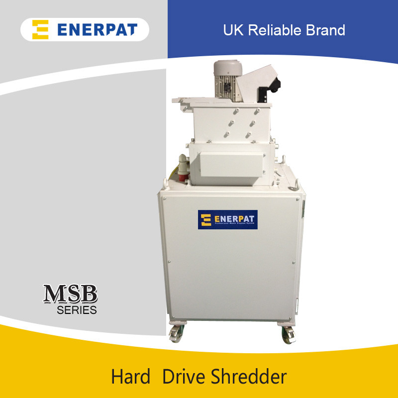 Powerful mobile type hard drive/ hard disk shredder for sale