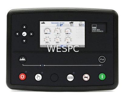 Load Share Generator Control Panel Distant Control DSE 8810 Black Color supplier