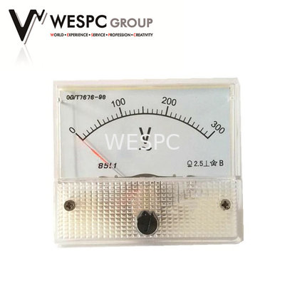 1V AC White Generator Gauges For Protecting Generators 6.3 X 5.5 X 1cm Dimensions supplier