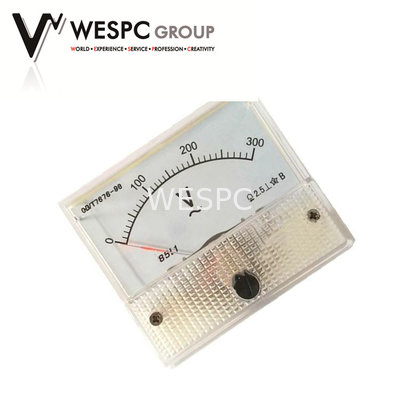 1V AC White Generator Gauges For Protecting Generators 6.3 X 5.5 X 1cm Dimensions supplier