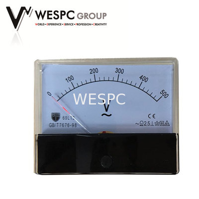 69L13V AC Panel L Analog Generator Gauges DC 0 - 500V Car Voltmeter Gauge supplier