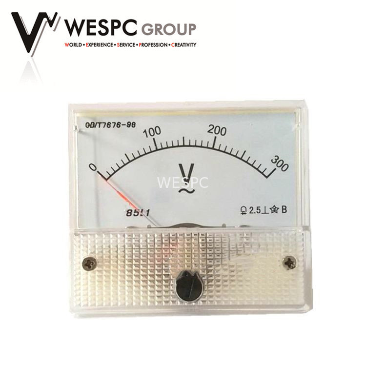 1V AC White Generator Gauges For Protecting Generators 6.3 X 5.5 X 1cm Dimensions supplier