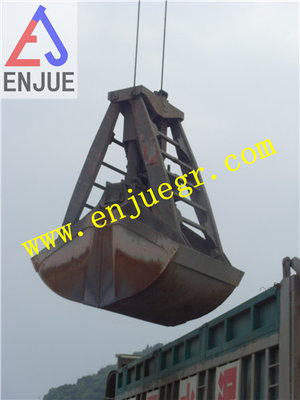 Wireless Rope Remote Control Clamshell Grab Bucket Grapple for Sale