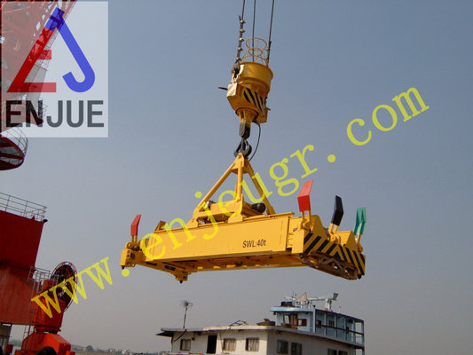 20 FT 40 FT Automatic Rotating Hydraulic Telescopic Container Spreader