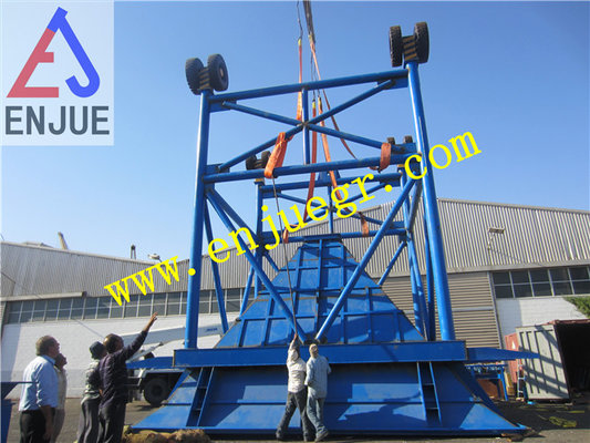 Industry Port Mobile Type Double Dust Collect Hopper for Truck Load and Unload Bulk Cargo