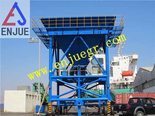 Industry Port Mobile Type Double Dust Collect Hopper for Truck Load and Unload Bulk Cargo
