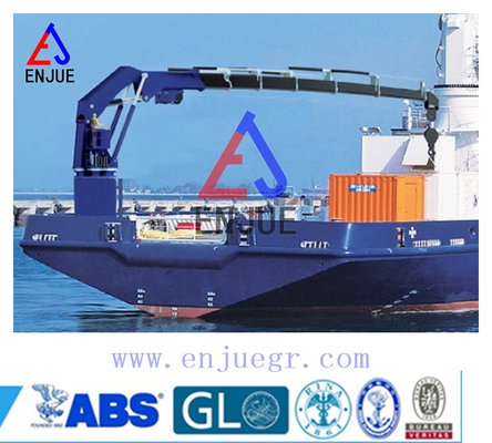 Hydraulic Knuckle Telescopic Boom Offshore Ship Crane for Marine