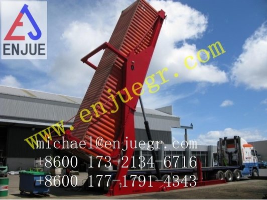 Manufacturer Hot Sale Hydraulic Container Tilter, Container Unloading Ramp